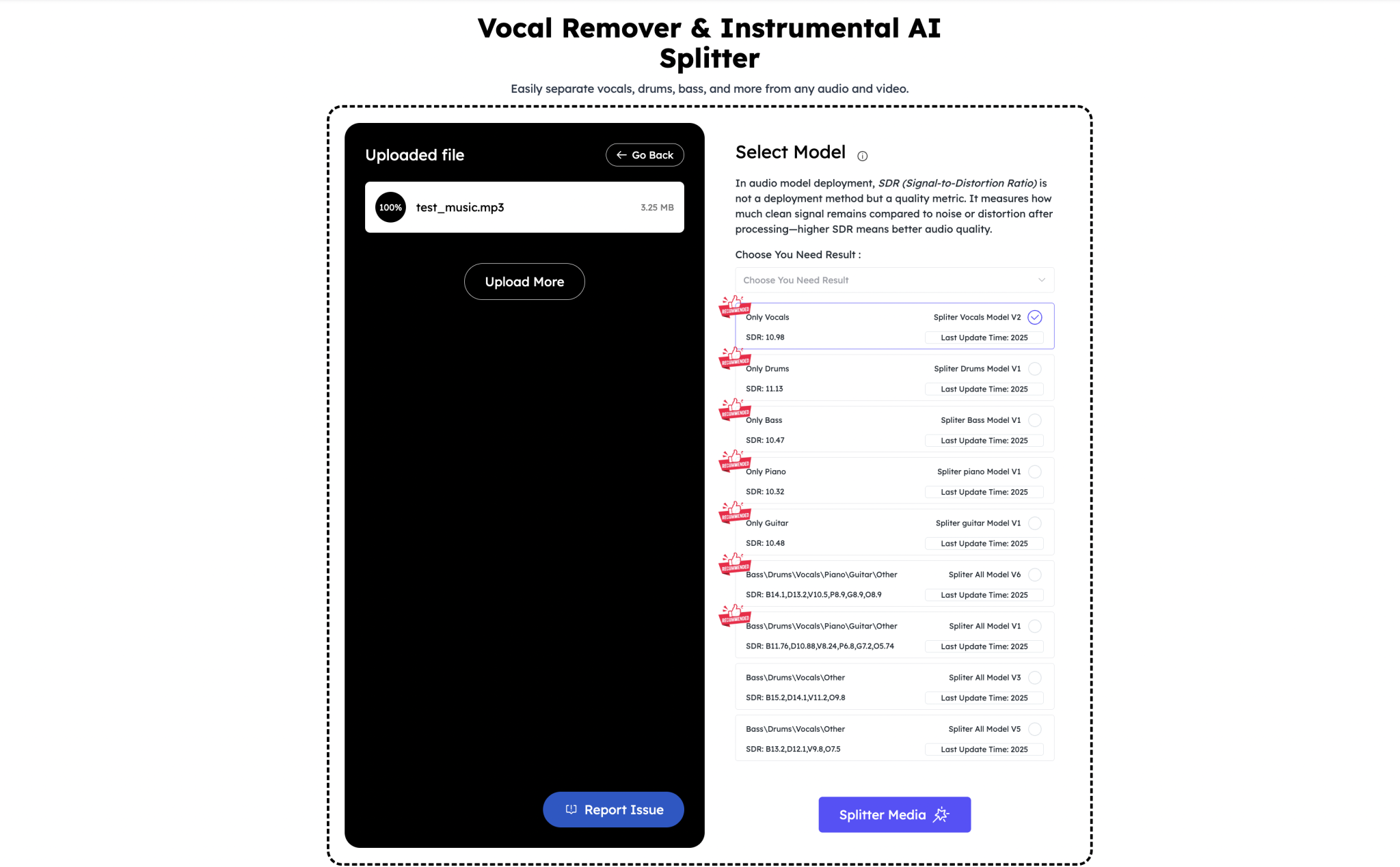 AI Vocal Remover Online Free | Remove Vocals from Song