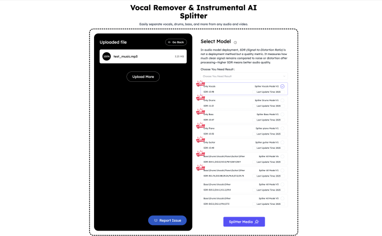 AI Vocal Remover Online Free | Remove Vocals from Song